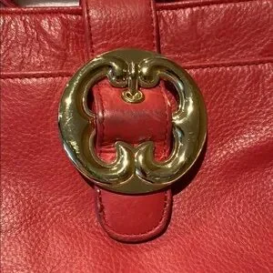 Emma Fox | Bags | Authentic Emma Fox Red Leather Crossbody | Poshmark